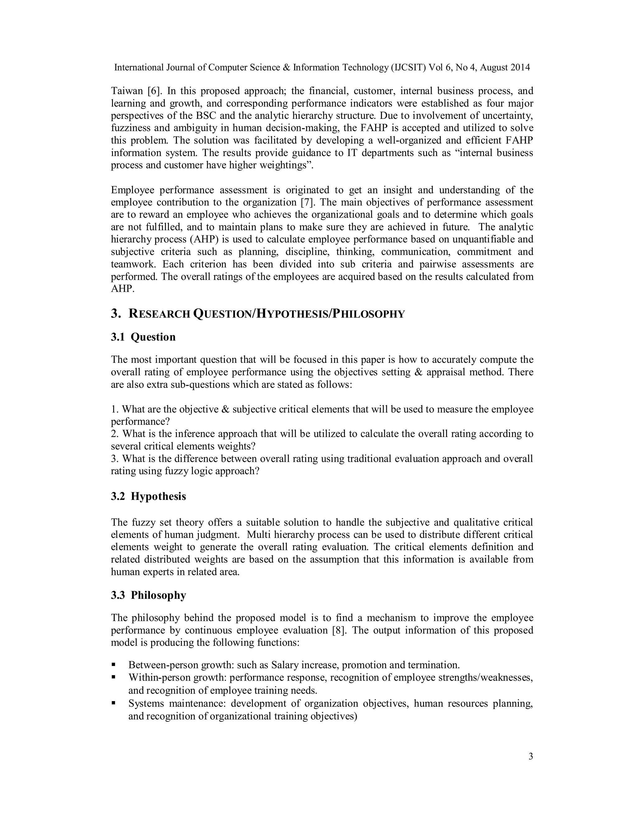 Employee performance appraisal system | PDF