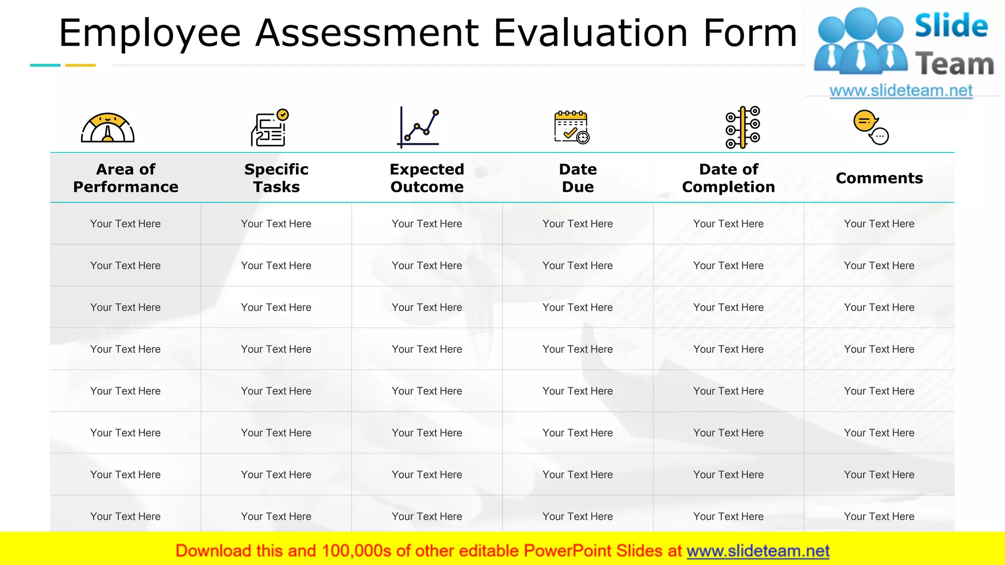 Employee Performance Assessment PowerPoint Presentation Slides | PDF ...