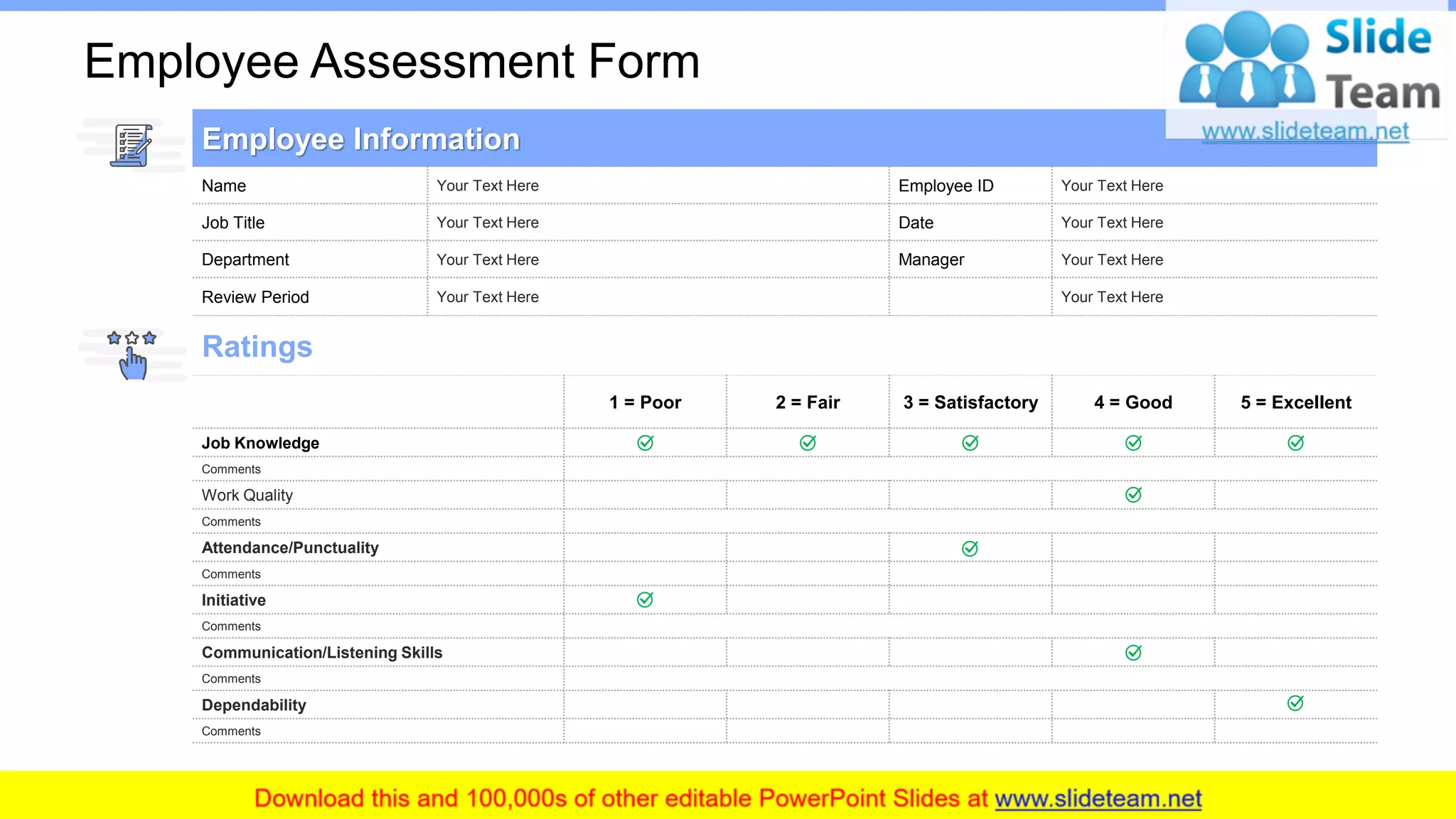 Employee Performance Evaluation PowerPoint Presentation Slides | PDF