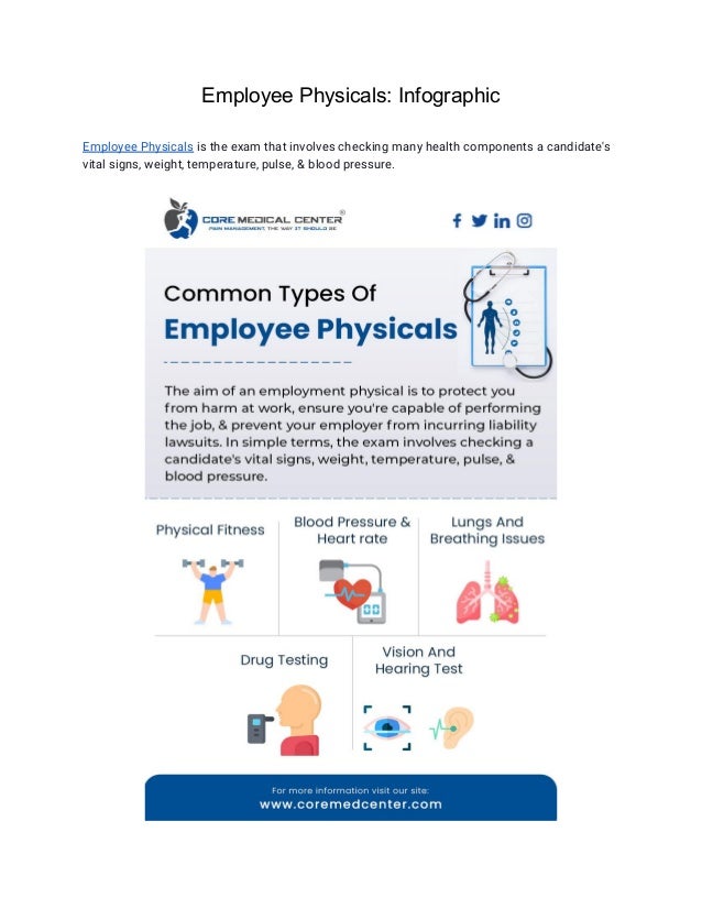 Employee Physicals: Infographic | PDF