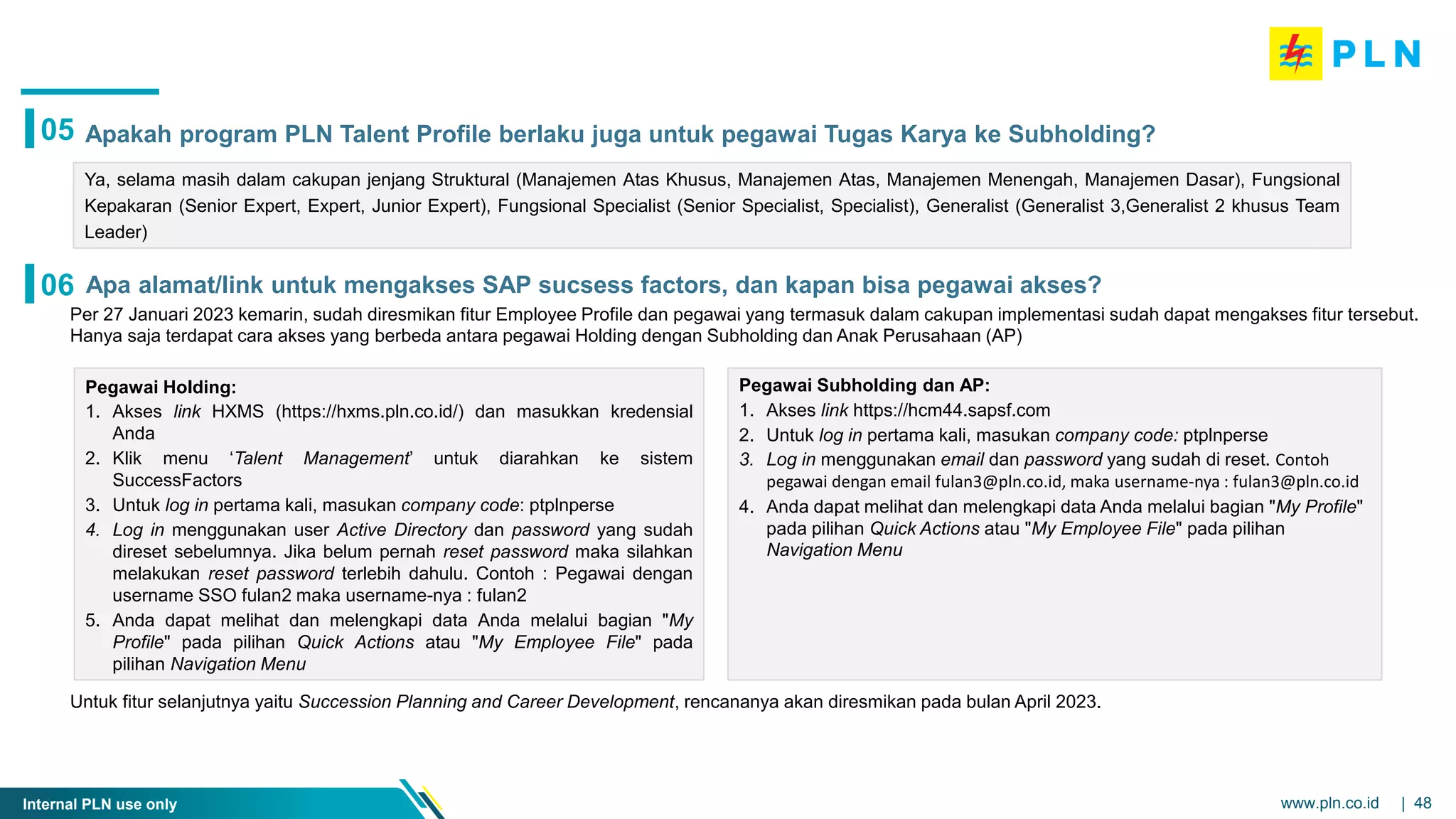 Employee Profile Manual Book dan FAQ.pdf