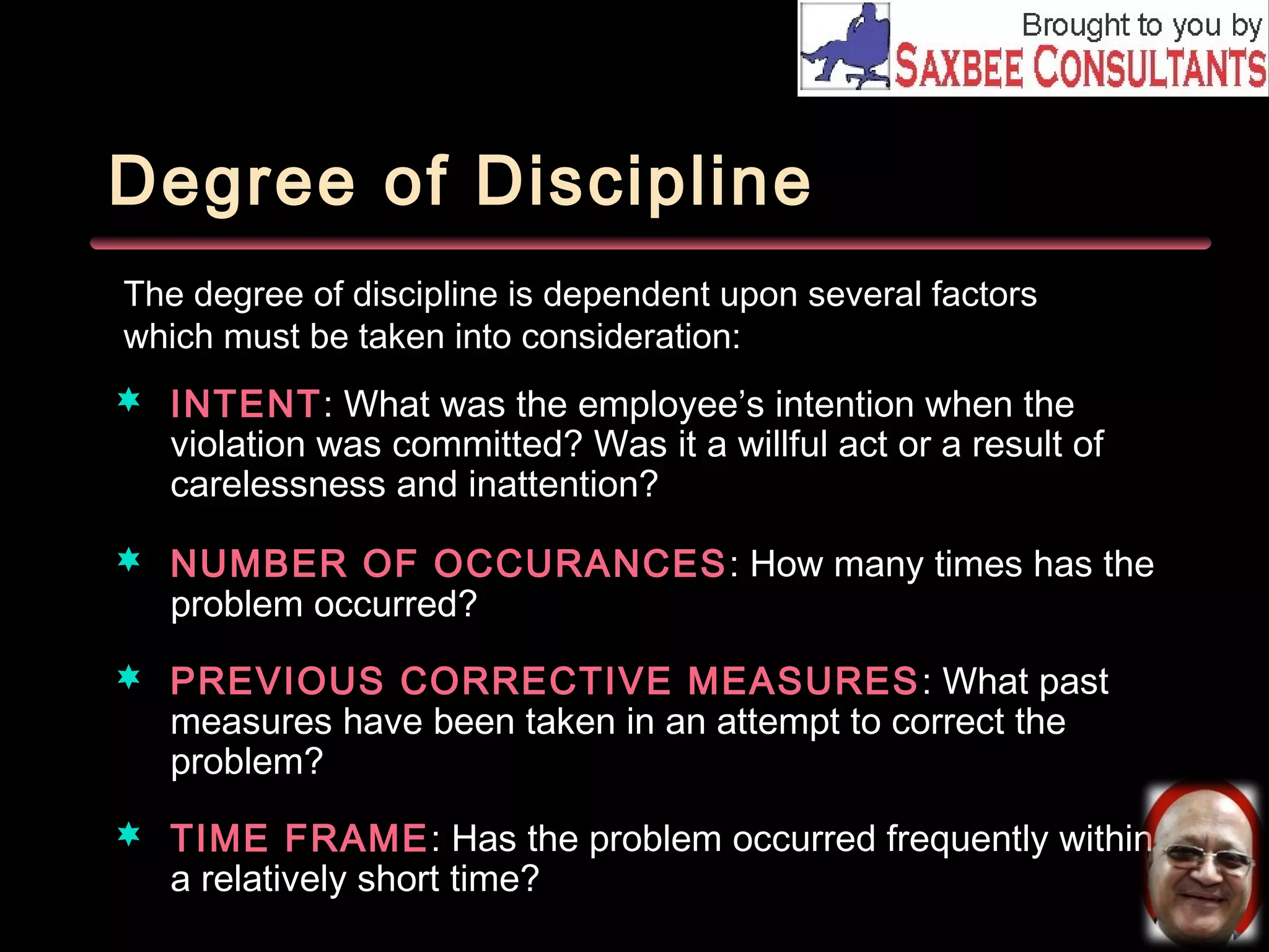 Employee progressive discipline | PPT