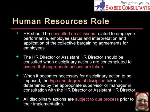 Employee progressive discipline | PPT | Human Resources | Business