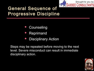 Employee progressive discipline | PPT
