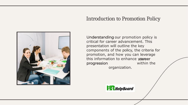 Employee Promotion Policy, What is Promotion | PPTX