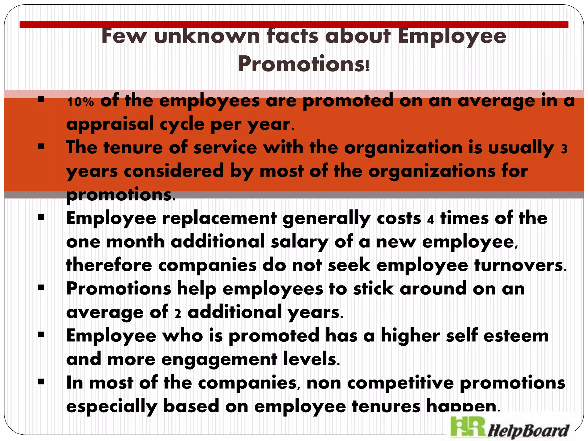 Employee promotion policy | PPTX