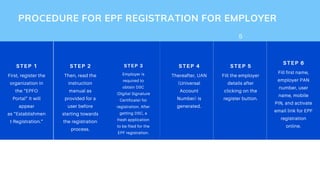 Employees Provident Fund: Registration Guide for Employees | PDF