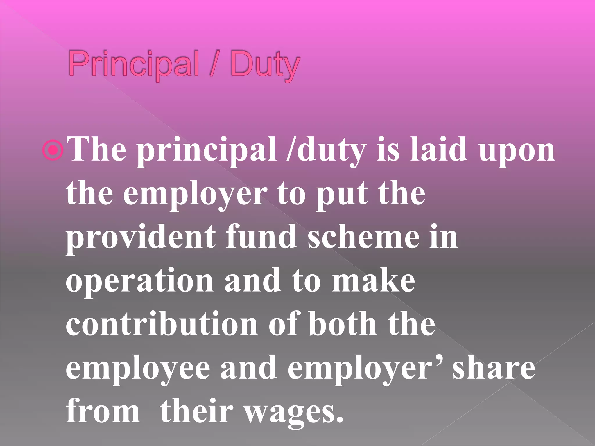 Employee provident fund act 1952 | PPTX | Business | Business and Finance