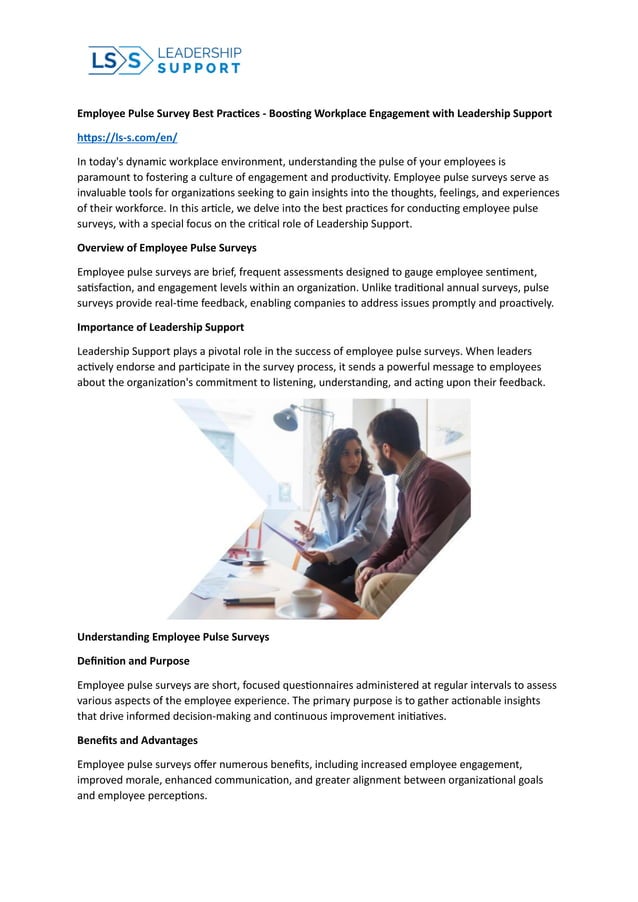 Employee Pulse Survey Best Practices - Leadership Support.pdf