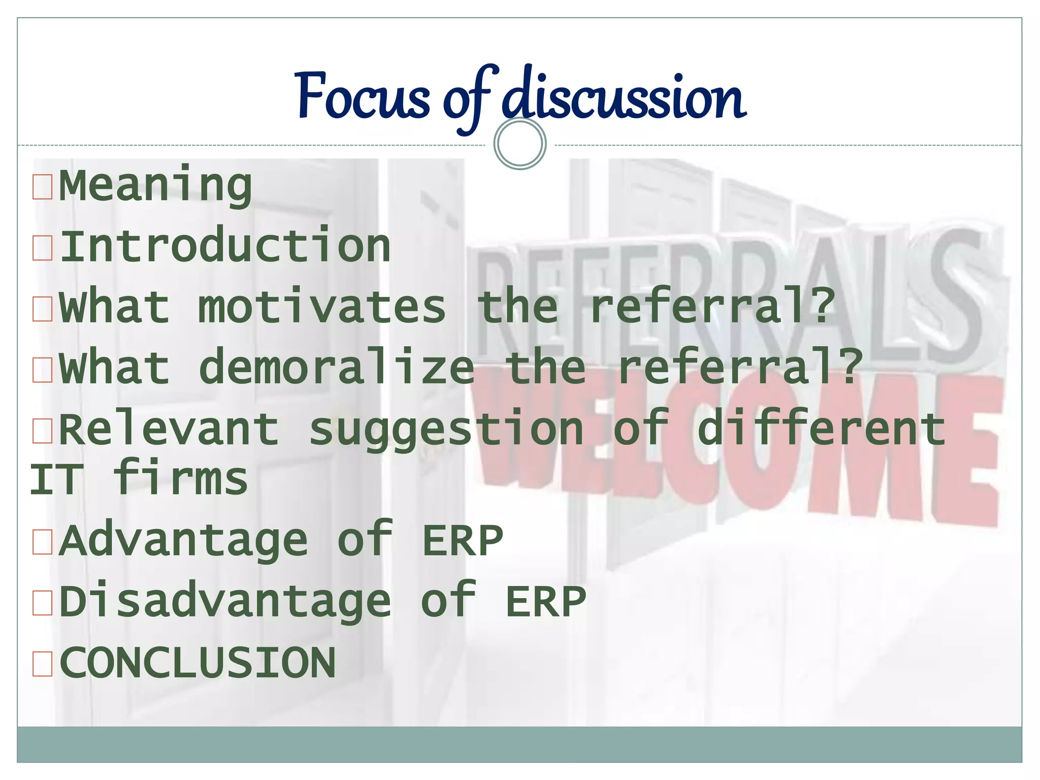 Employee referral system | PPTX