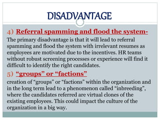Employee referral system | PPTX
