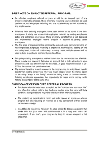 Employee referral program pdf | DOCX