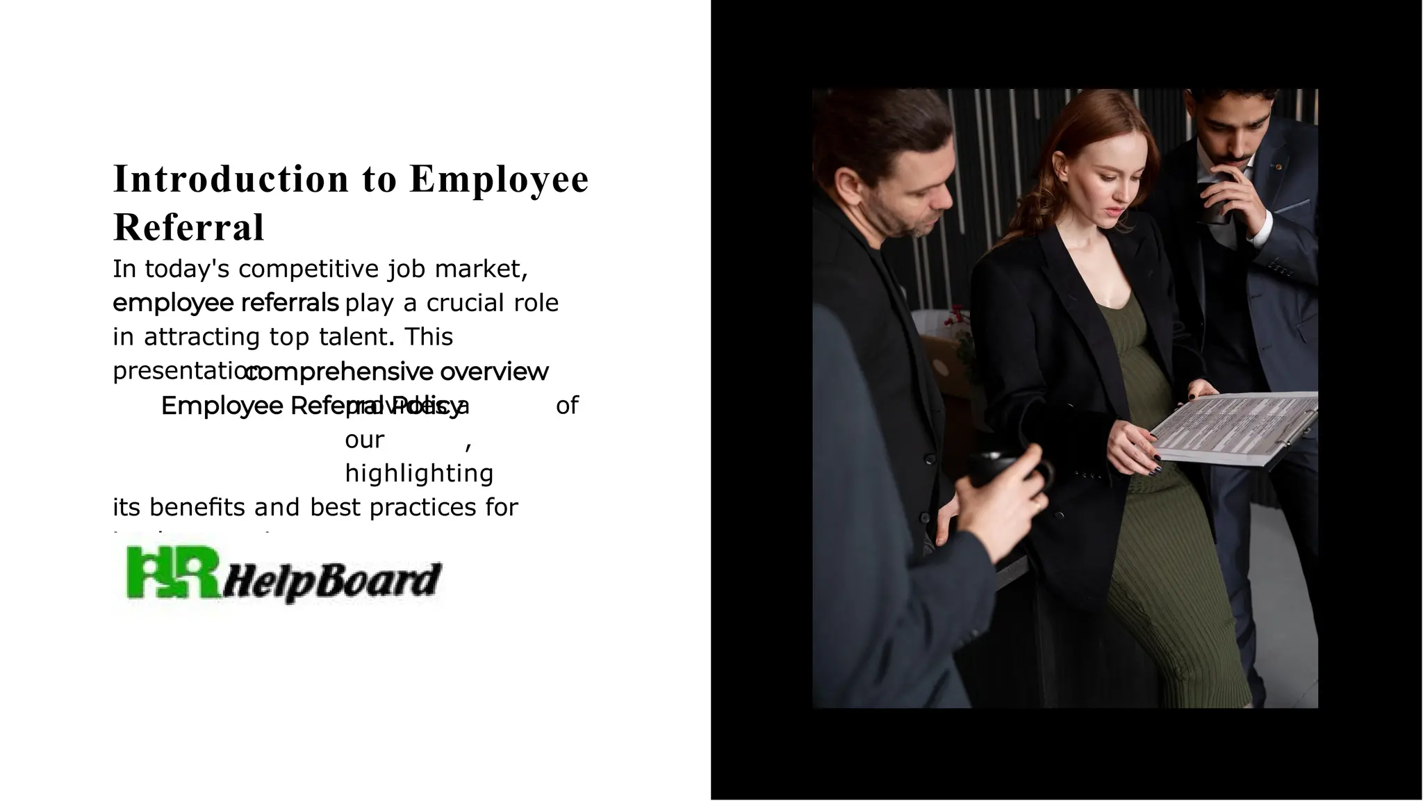 Employee Referral Policy , Employee referral definition | PPT