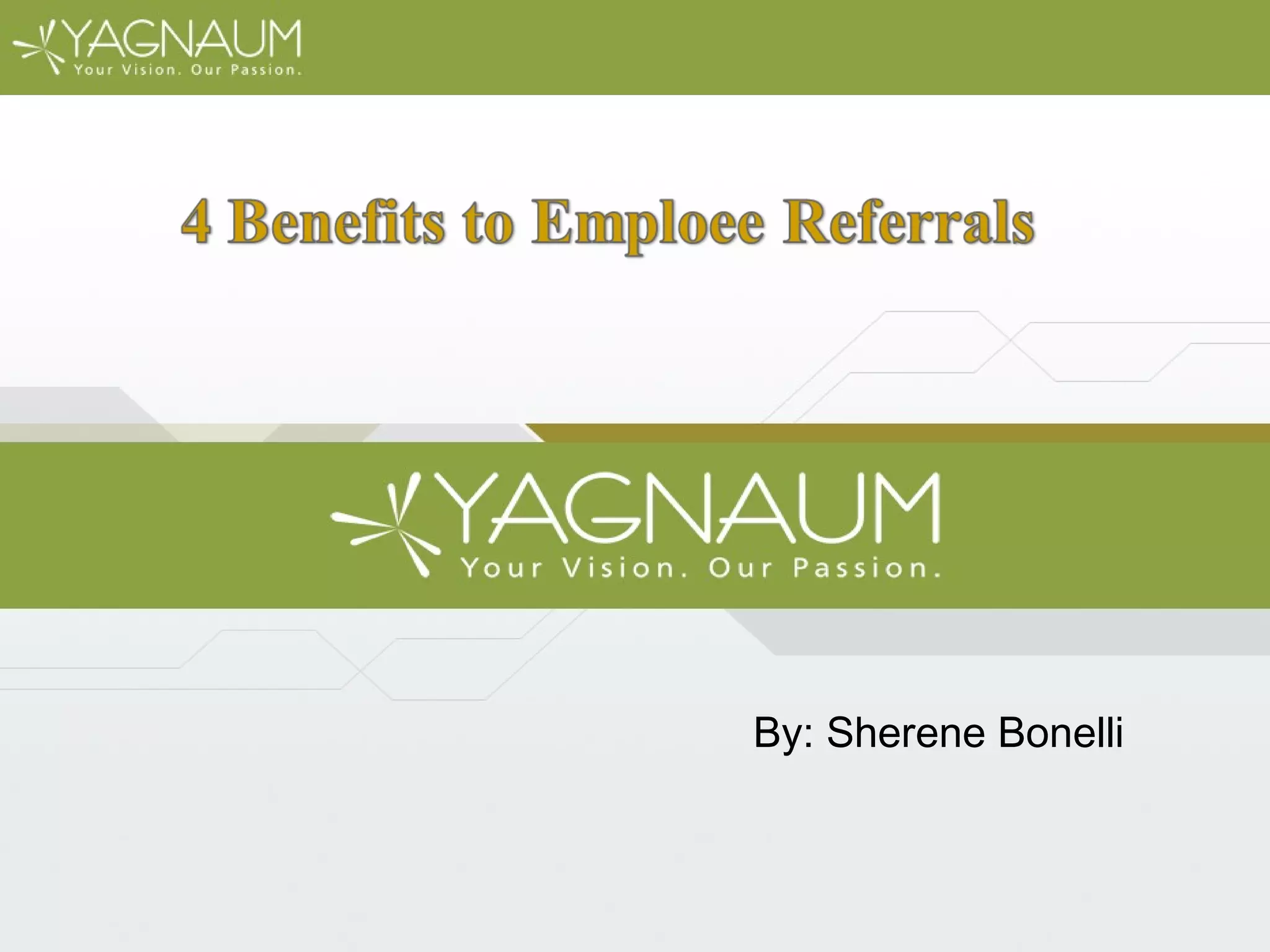 Employee referral presentation | PPT