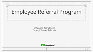 Employee Referral Program, Employee Referral | PPTX