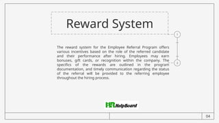 Employee Referral Program, Employee Referral | PPTX