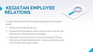 Employee relations | PPTX