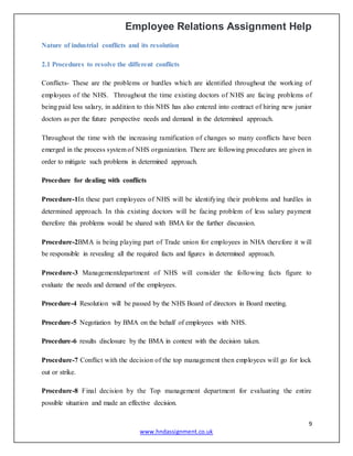 Employee relations assignment help | DOCX | Business Administration | Business