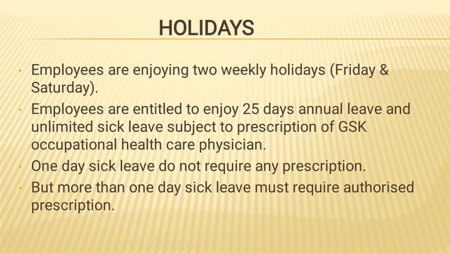 Employee Relationship of GSK Bangladesh ltd. | PPT