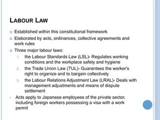 Employee relations in japan main | PPTX