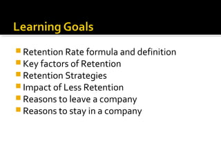 Employee retention | PPT