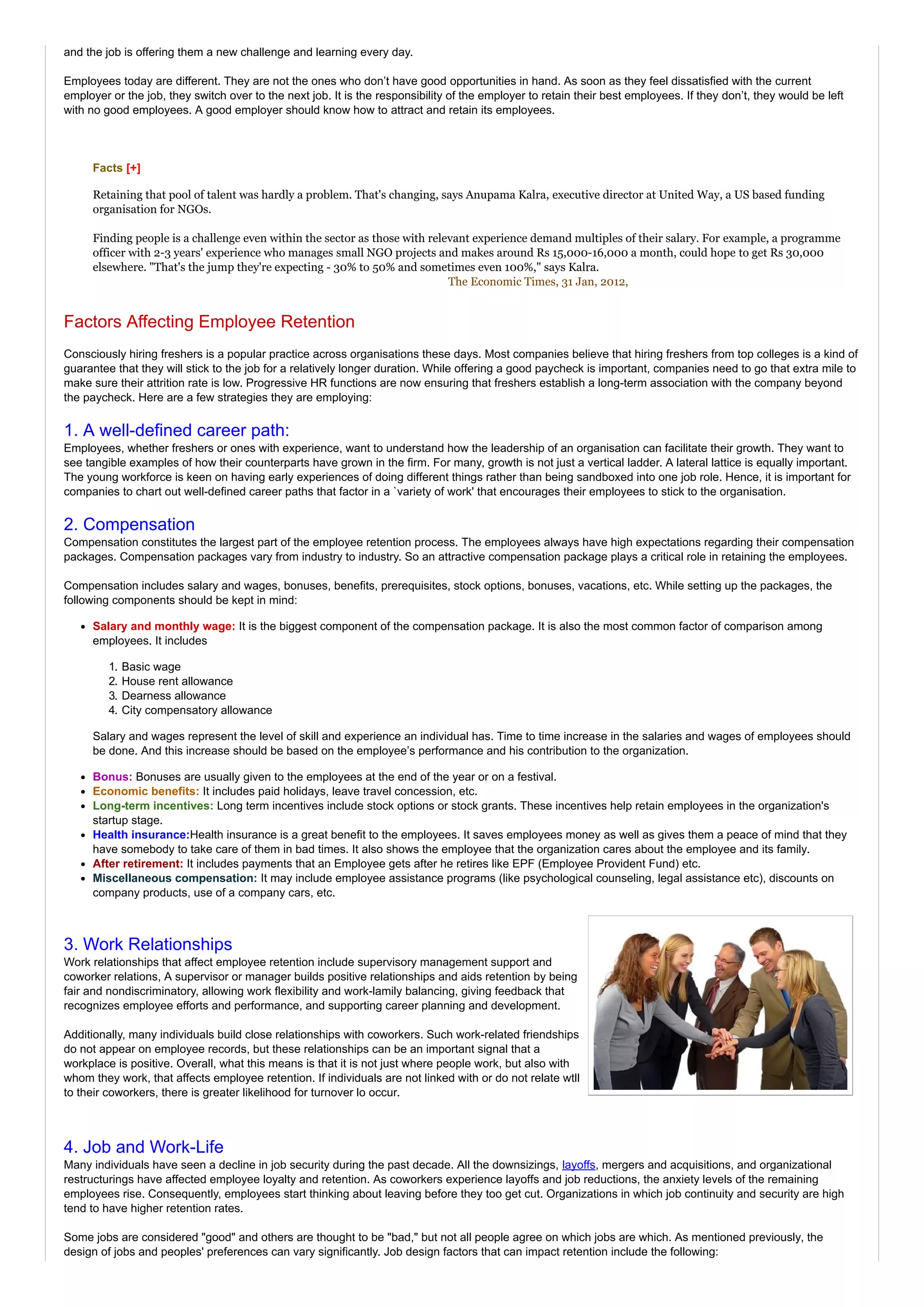 Employee retention human resource l concepts l topics l definitions l labour laws | PDF | Human ...