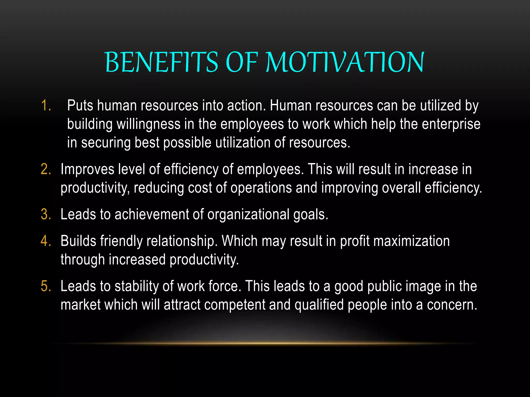 Employee retention and motivation | PPTX