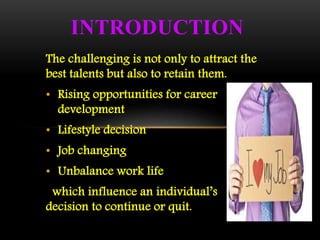 Employee retention and motivation | PPT