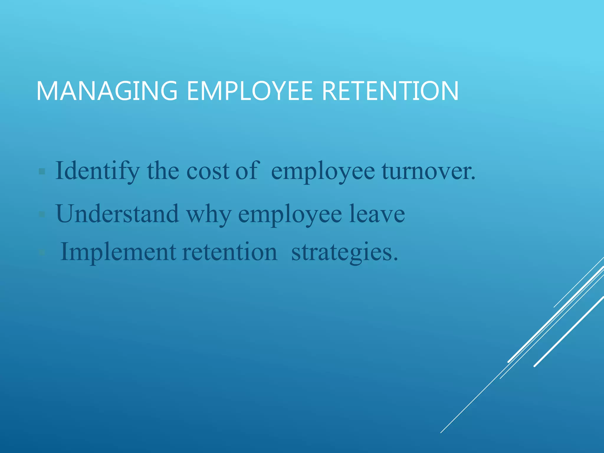 HRM-Employee Retention | PPTX