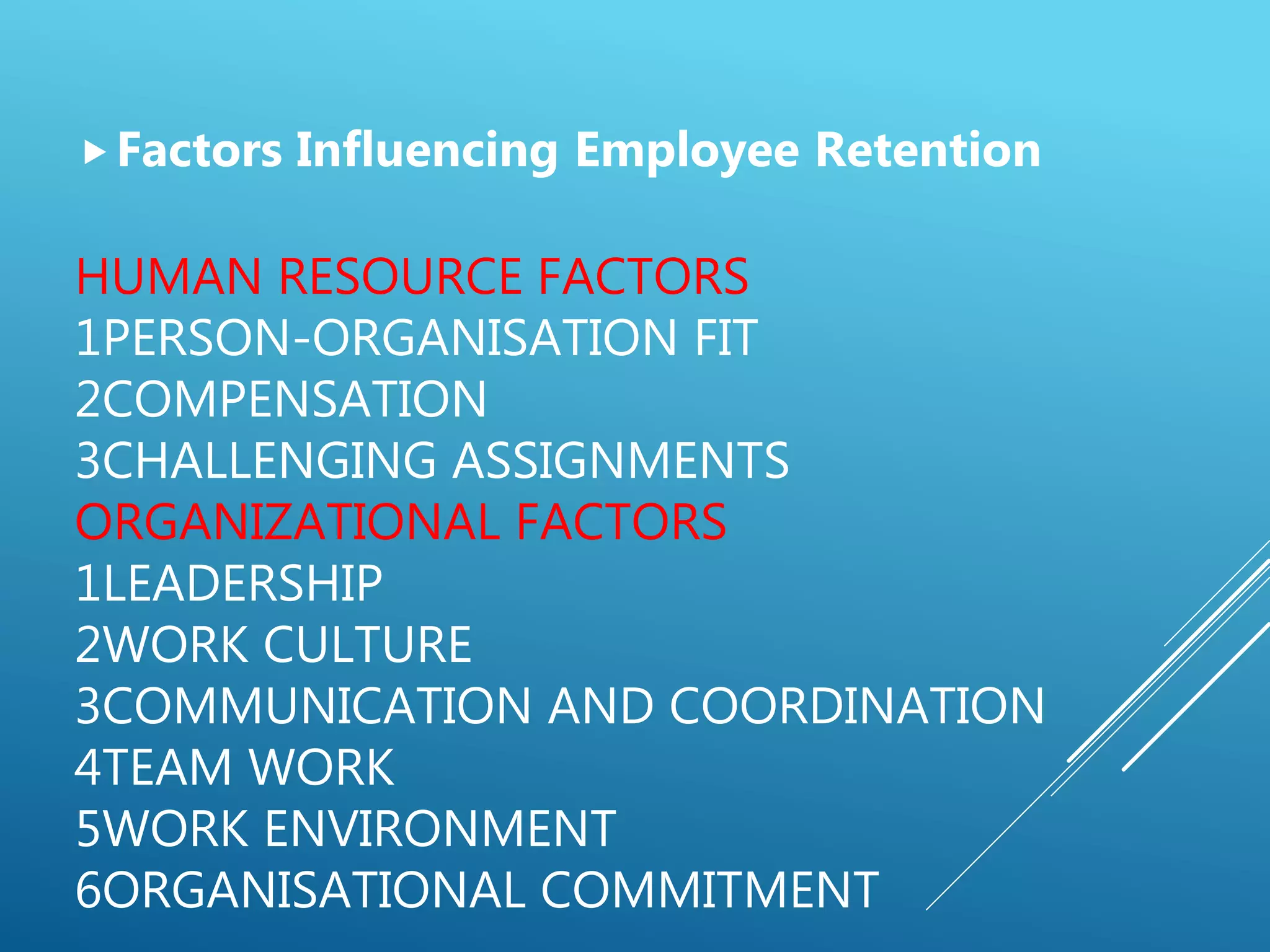 HRM-Employee Retention | PPTX