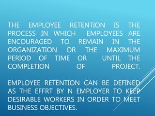 HRM-Employee Retention | PPTX