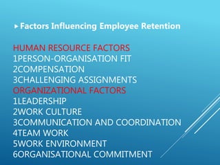 HRM-Employee Retention | PPTX