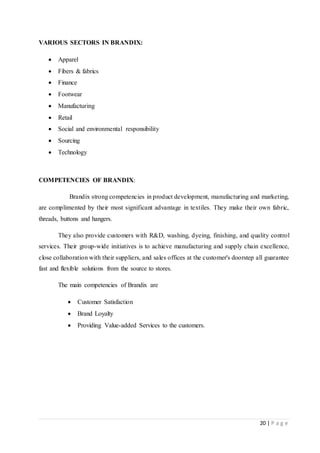 Employee retention hr project in brandix | DOCX