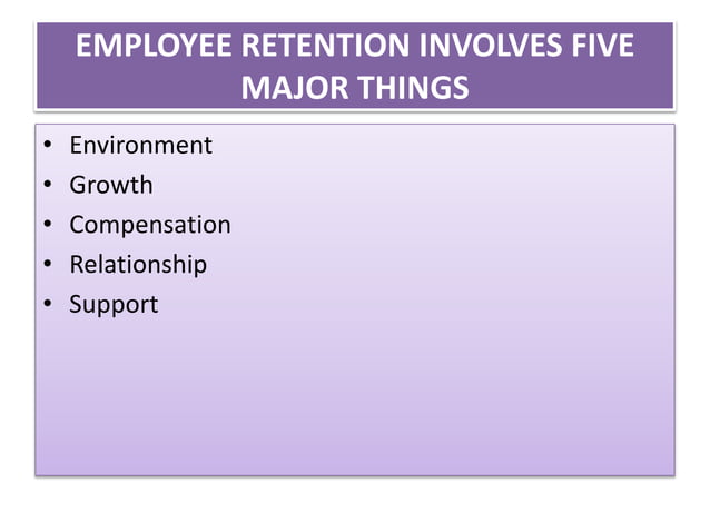 Employee retention strategies trends and challenges | PPTX