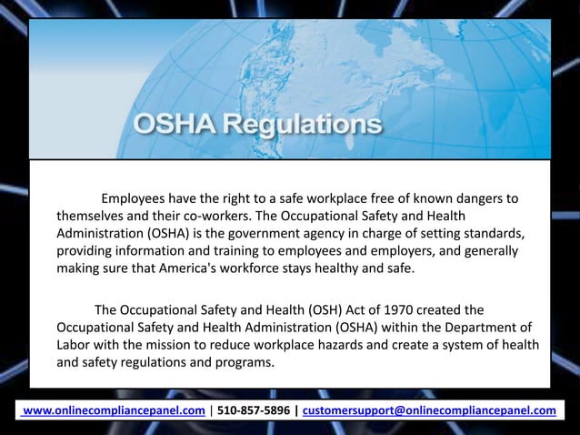 Employee rights & responsibilities protected by osha | PDF | Business ...
