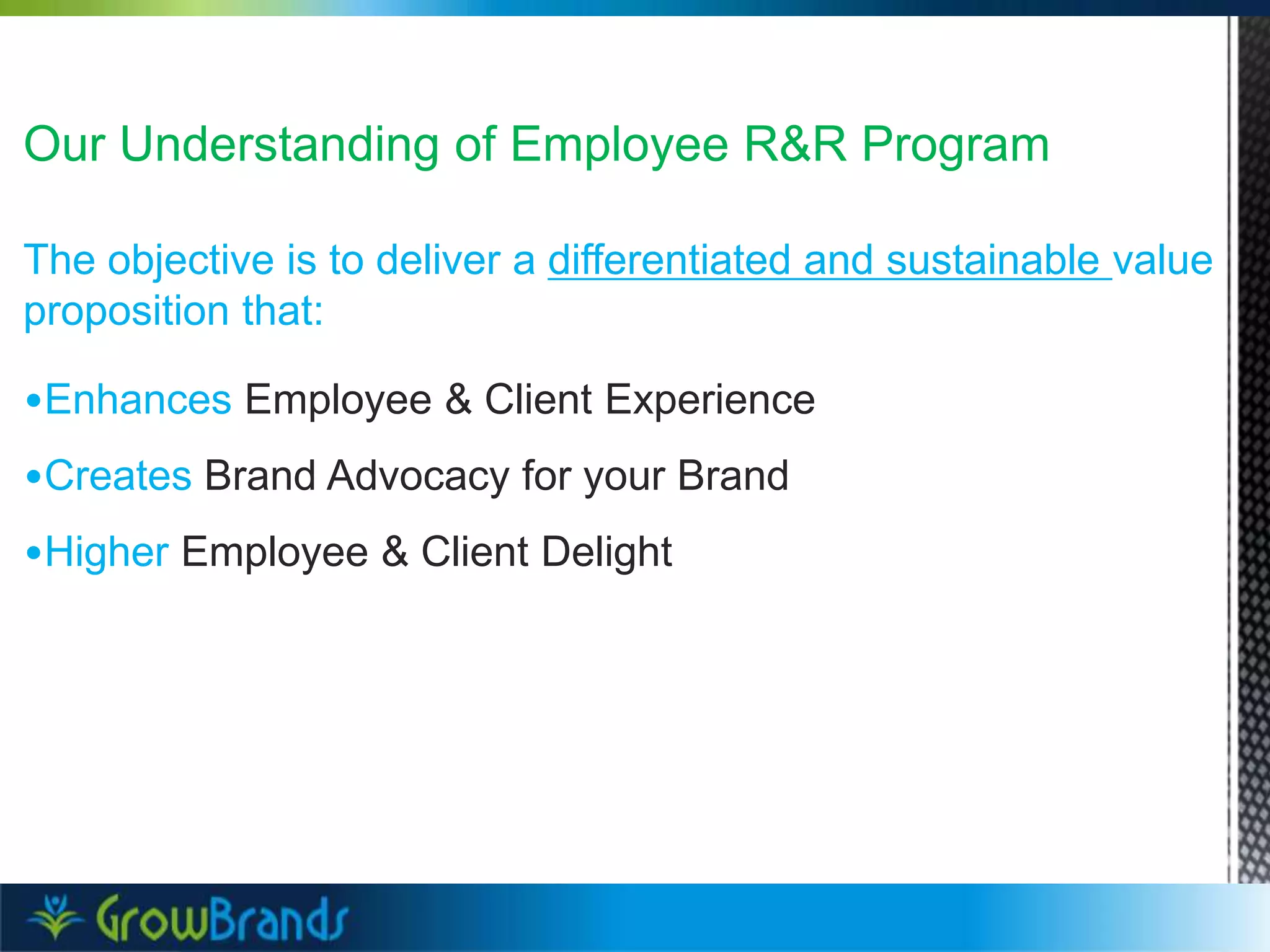 Employee r&r program | PPTX