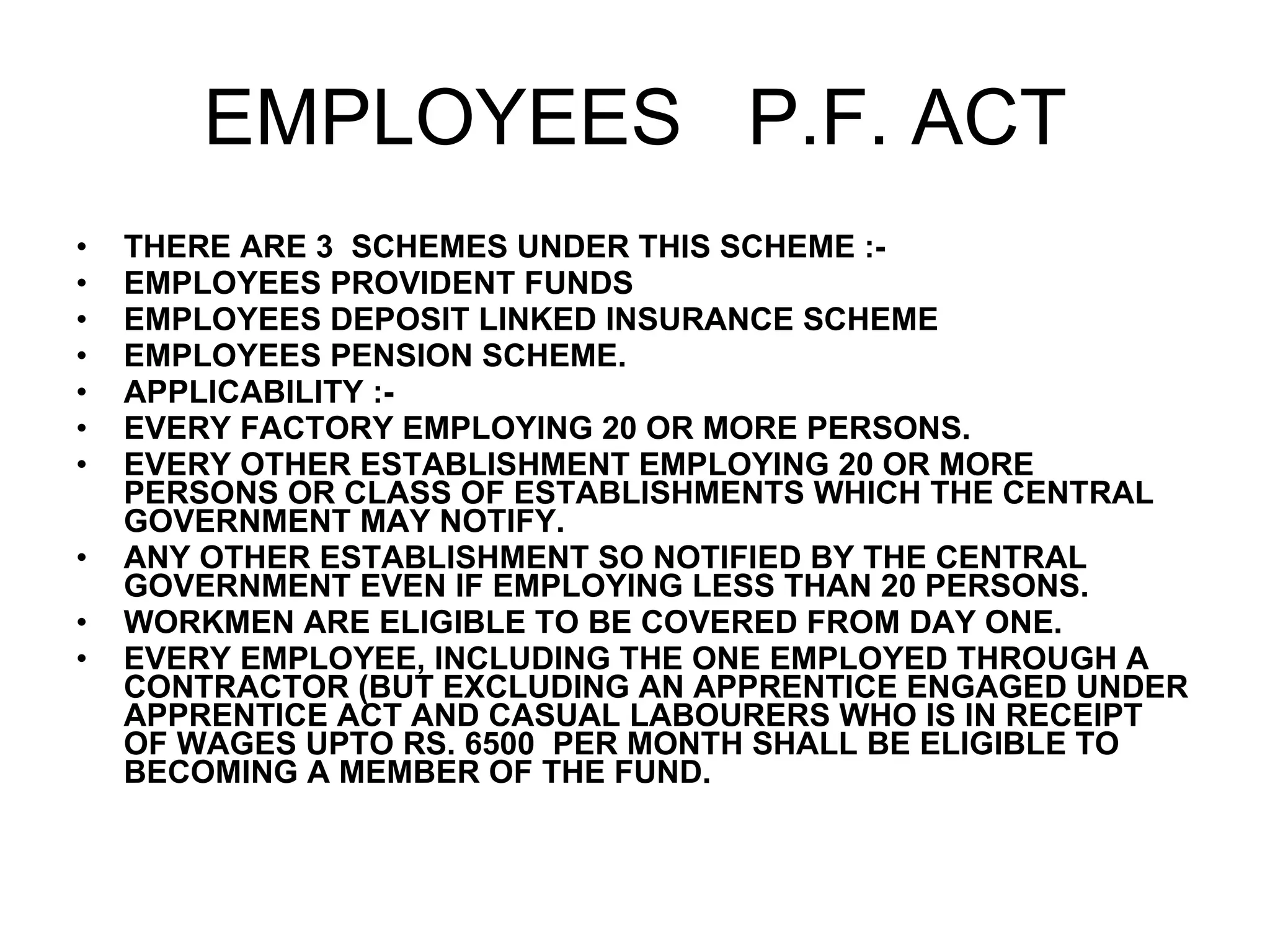 Employees Provident Fund | PPT
