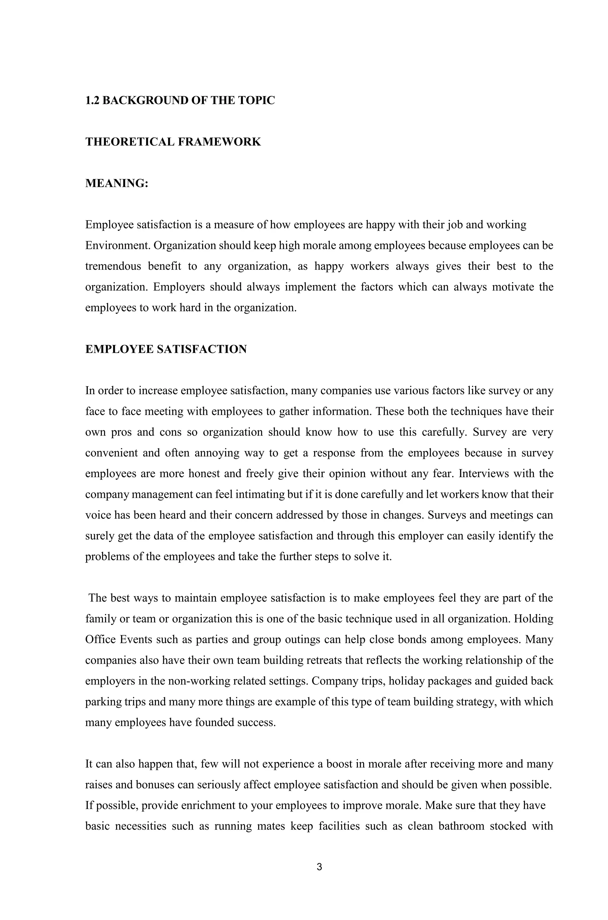 Employee satisfaction survey final | PDF