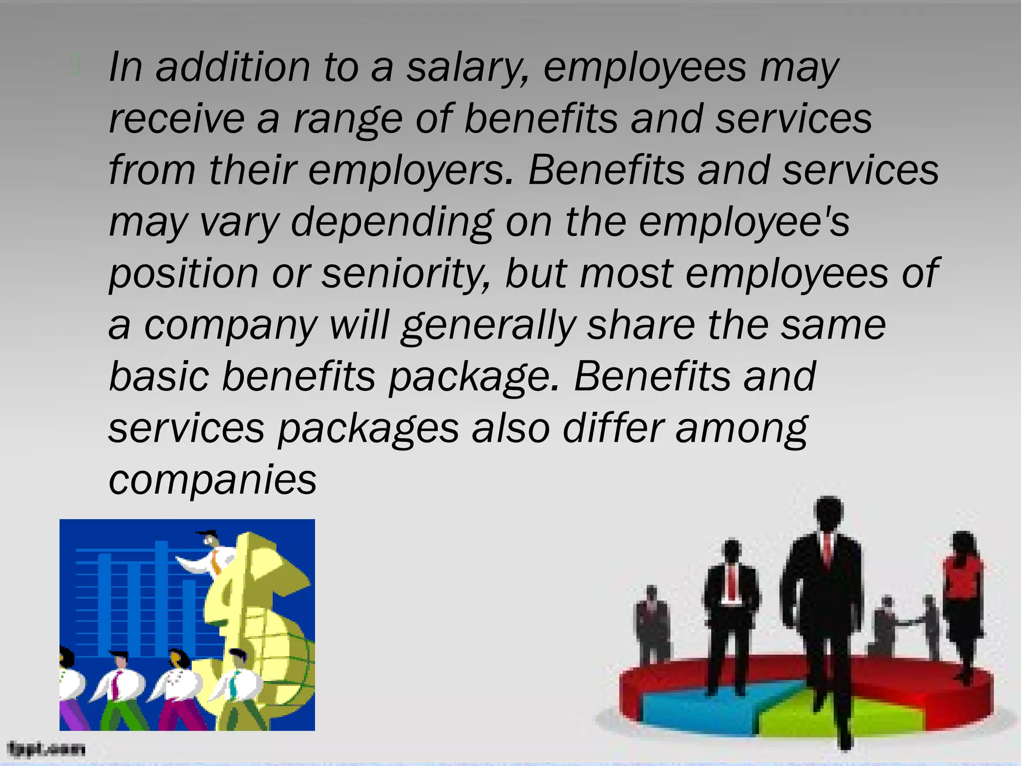 Employeesbenefitsandservices 130425140313-phpapp02 (1) | PPT