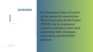 EMPLOYEES CODE OF CONDUCT refresher 2024.PPTX