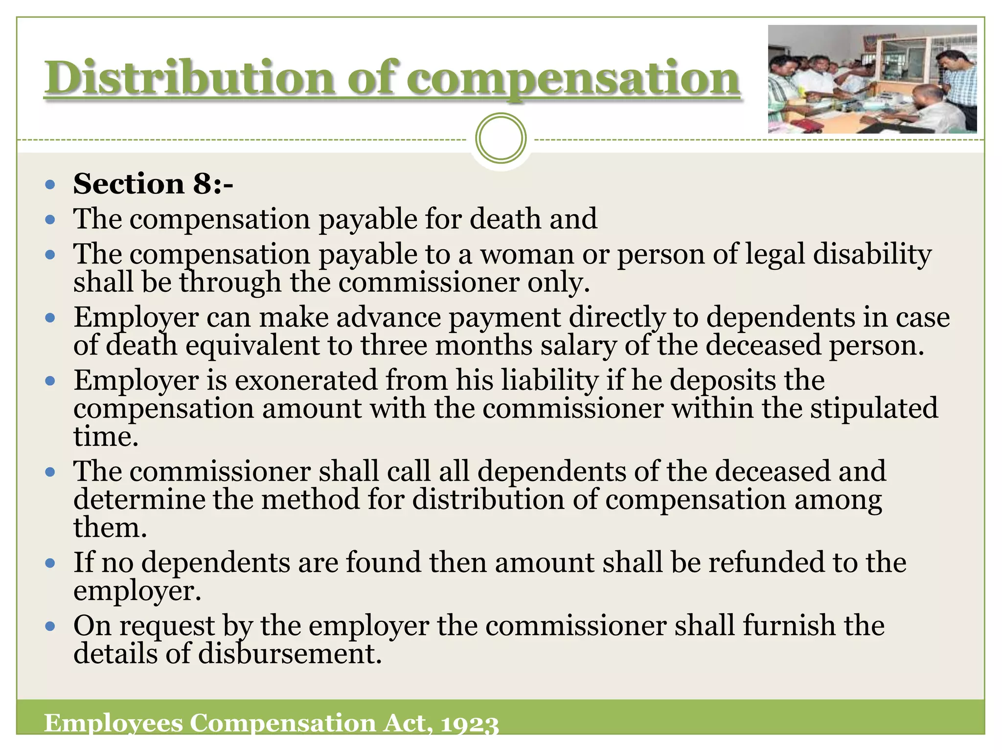 Employees compensation act, 1923 | PPTX