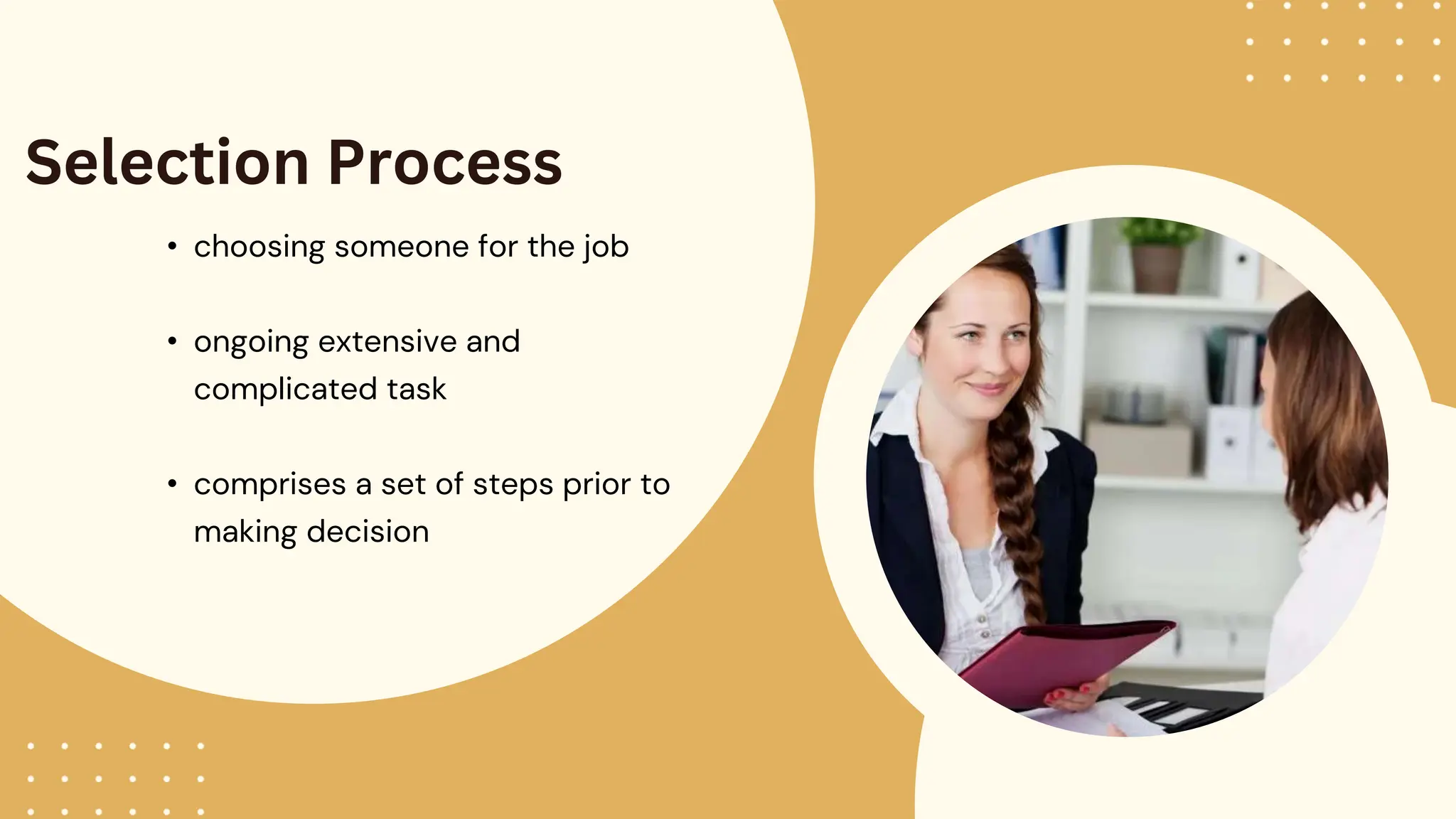 EMPLOYEE SELECTION - (HUMAN RESOURCE MANAGEMENT COURSES) | PPT