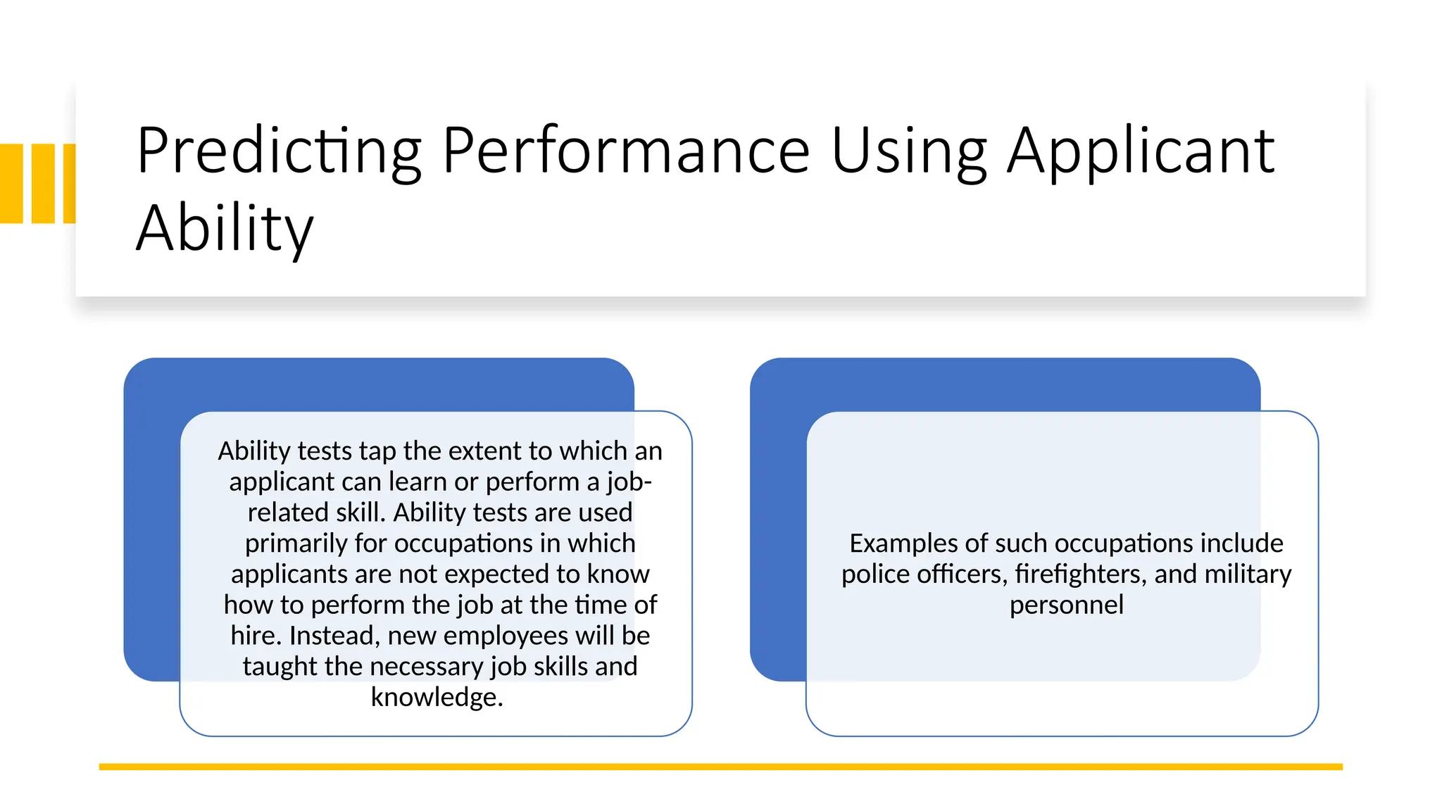 Employee selection - References and Testing.pptx
