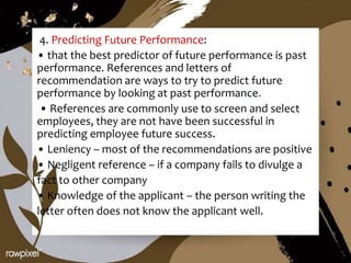 Employee Selection and References.pptx