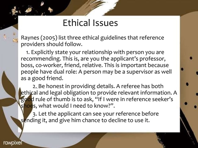 Employee Selection and References.pptx | Resume Writing and Advice | Job Search