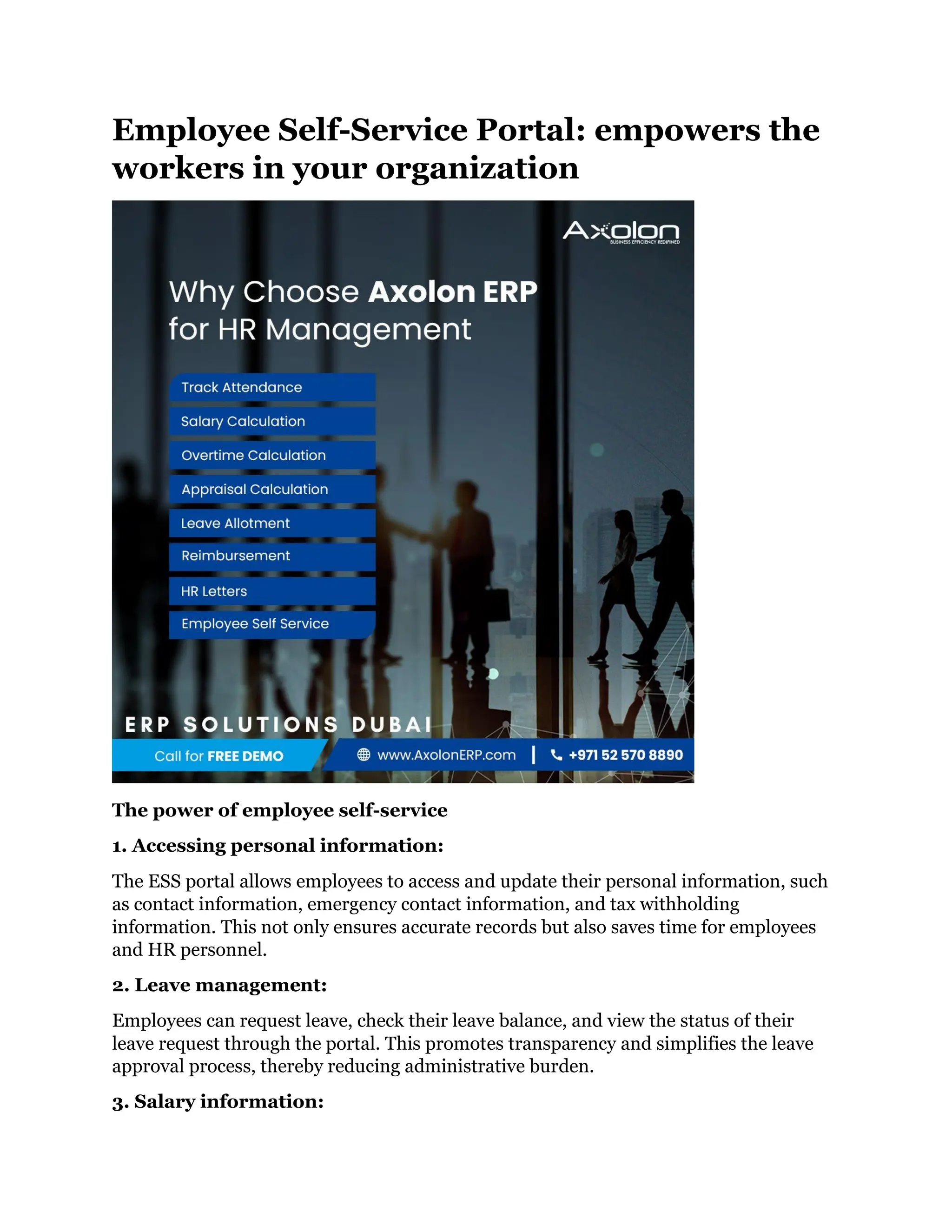 Employee Self-Service Portal empowers the workers in your organization.pdf