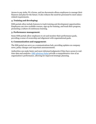 Employee Self-Service Portal empowers the workers in your organization ...