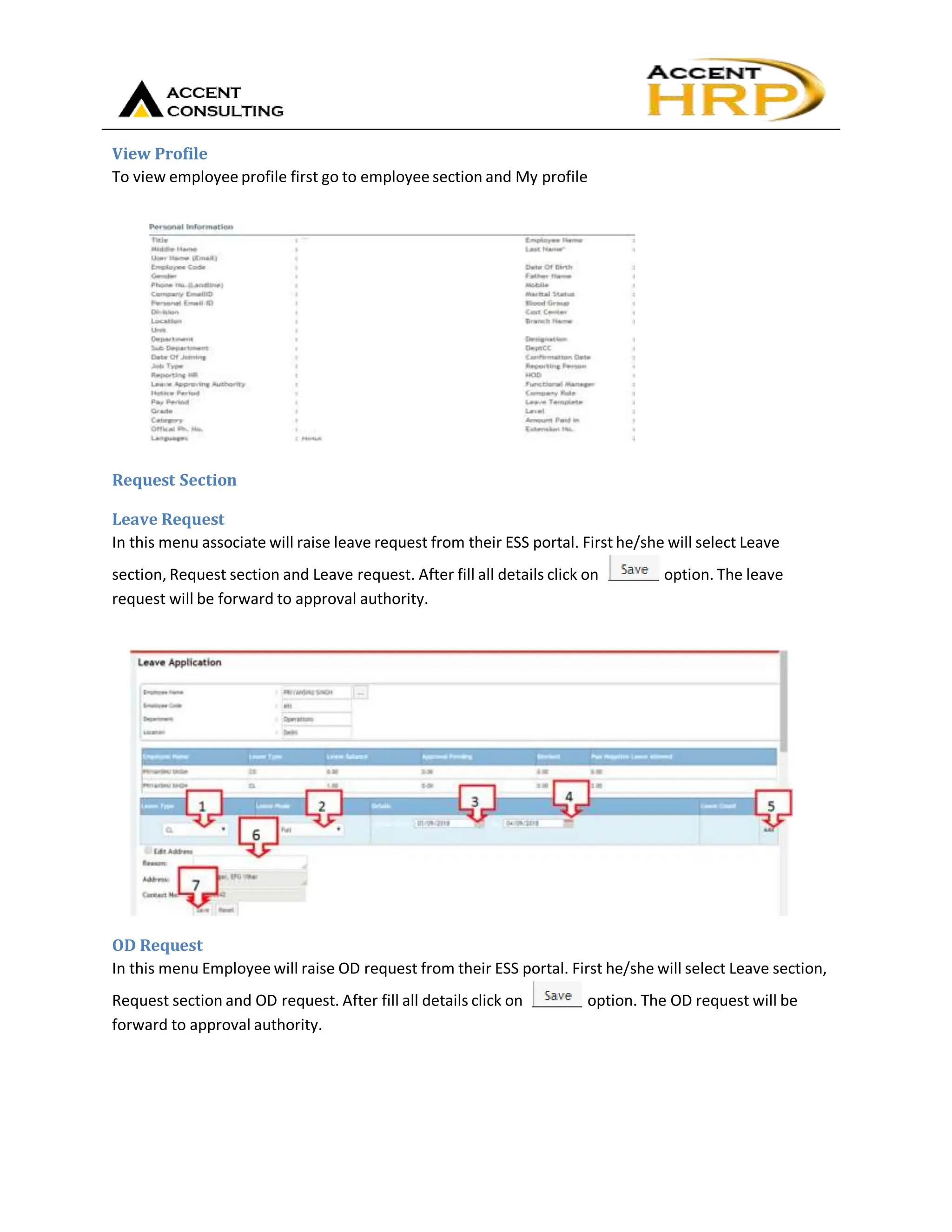 Employee Self-Service Software |Accent HRP ESS | PDF