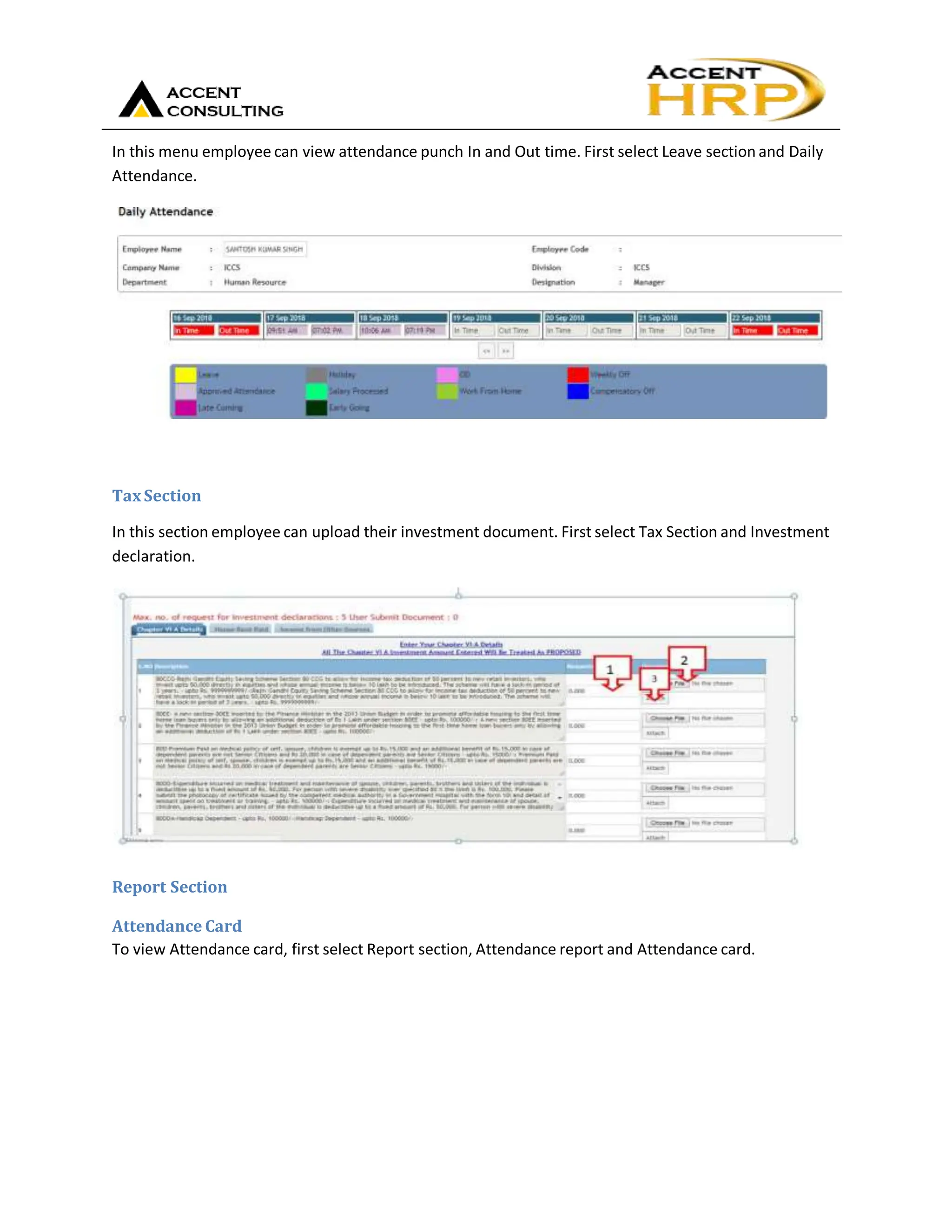 Employee Self-Service Software |Accent HRP ESS | PDF