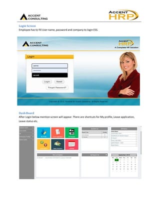 Employee Self-Service Software |Accent HRP ESS | PDF